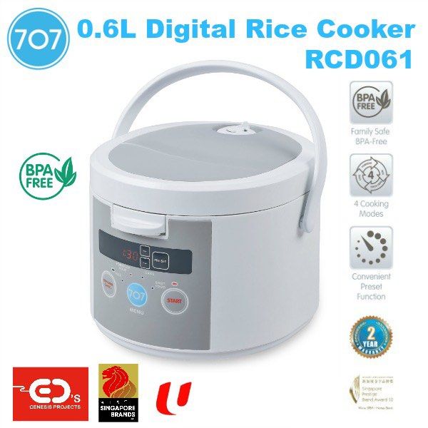 Brand new digital rice cooker 707 brand, TV & Home Appliances, Kitchen ...