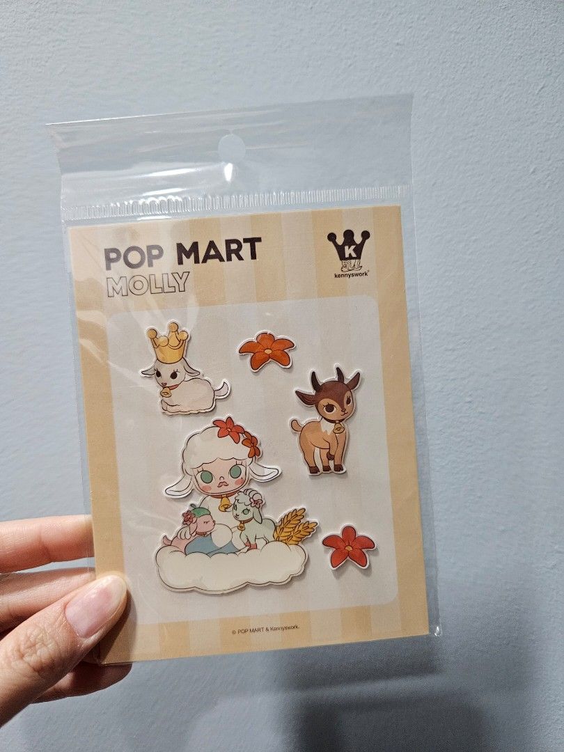 [BRAND NEW] POP MART MOLLY Sticker, Hobbies & Toys, Memorabilia ...