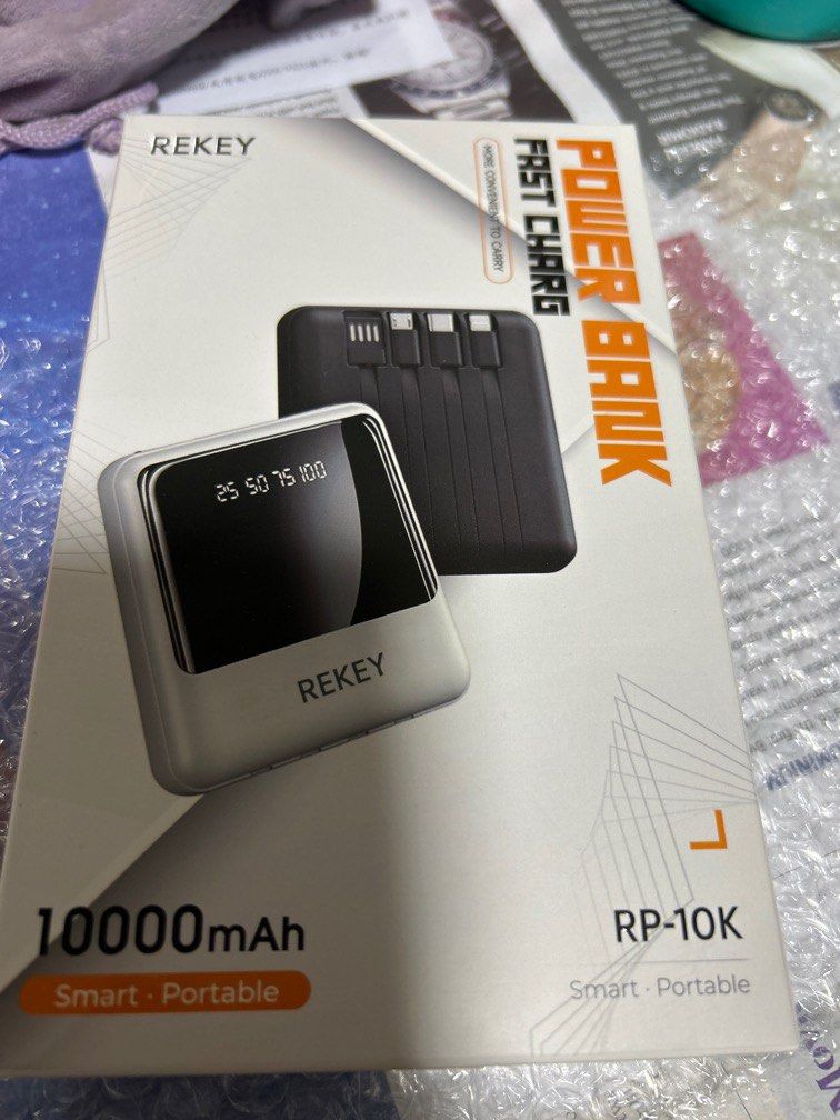 brand new Rekey power bank fast charge RP-10K portable smart 10000 mah ...
