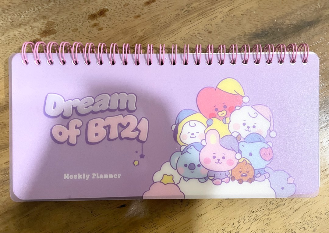 BT21 weekly planner, Hobbies & Toys, Stationery & Craft, Stationery ...