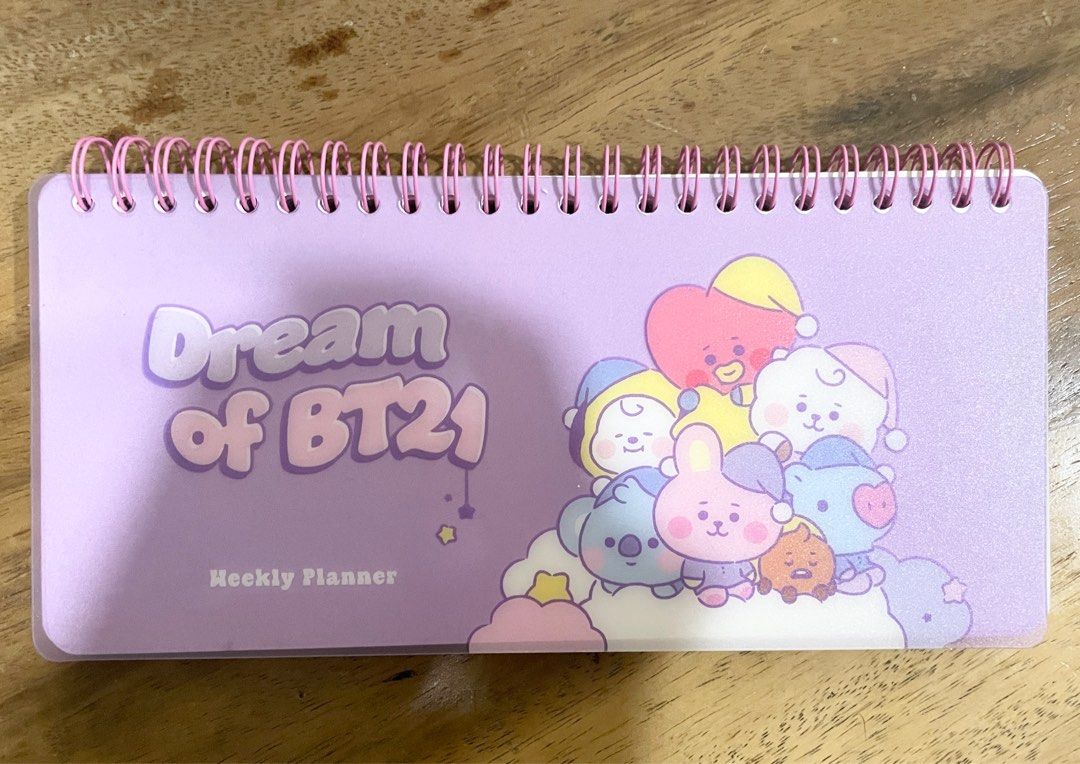 BT21 weekly planner, Hobbies & Toys, Stationery & Craft, Stationery ...