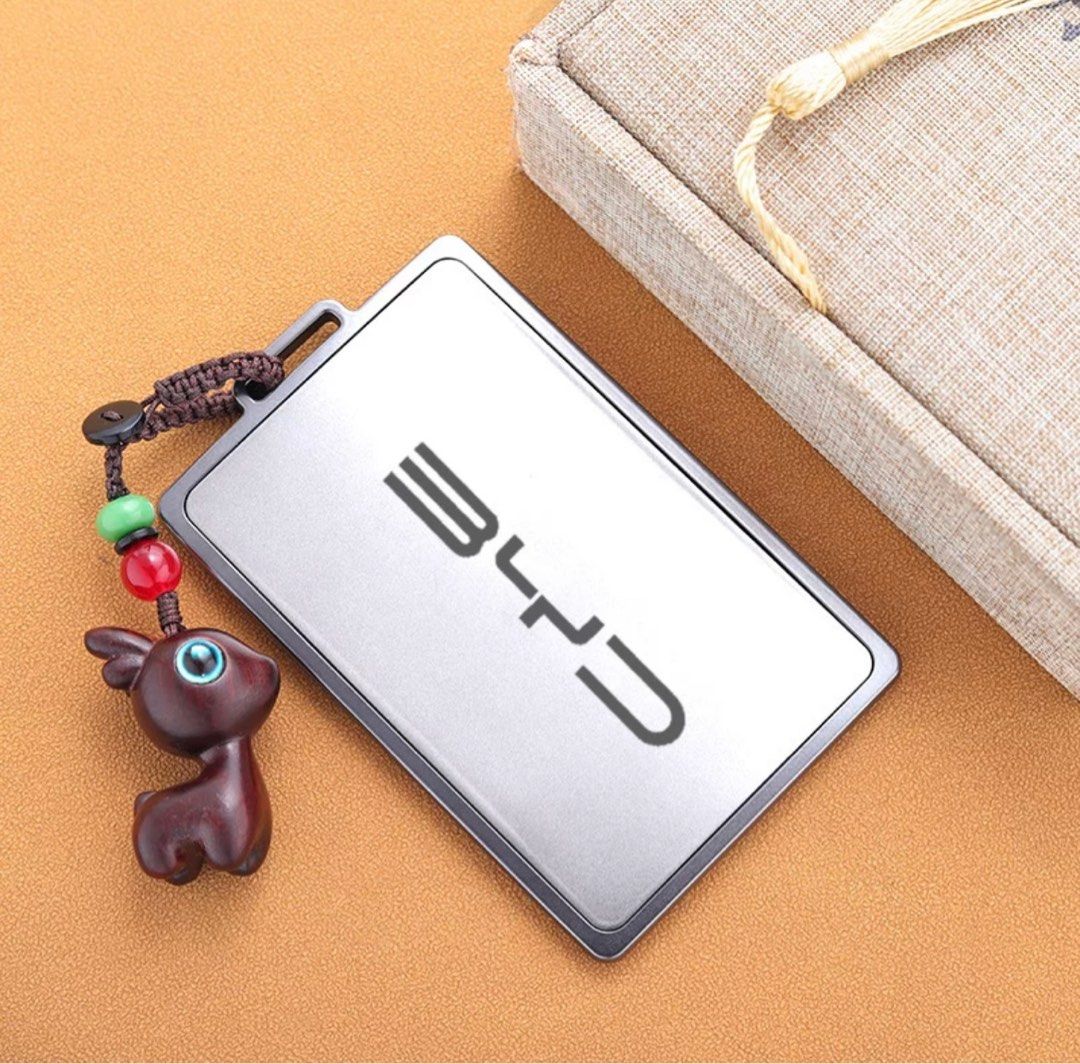 BYD car key card cover, Car Accessories, Accessories on Carousell