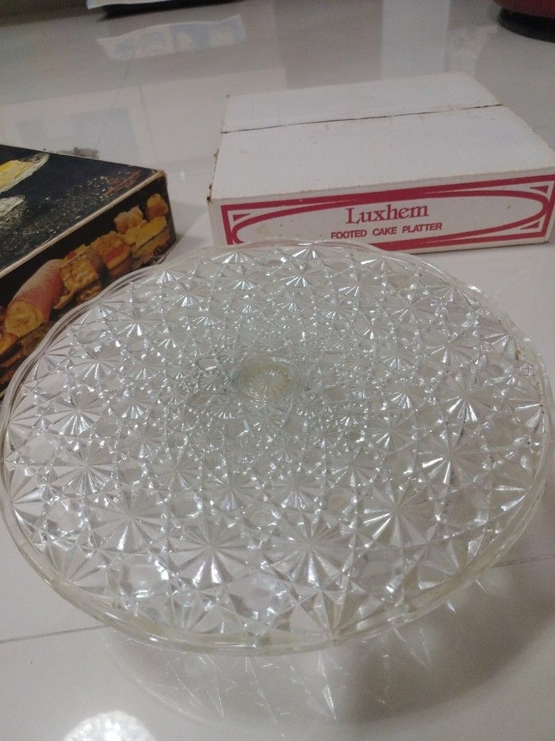 Cake footed platter, Furniture & Home Living, Kitchenware & Tableware ...