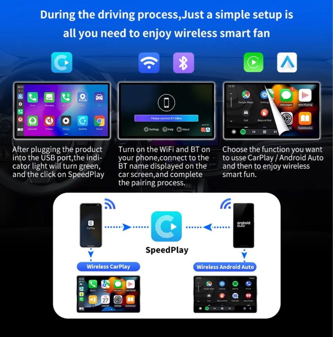Carplay AI box, Car Accessories, Accessories on Carousell