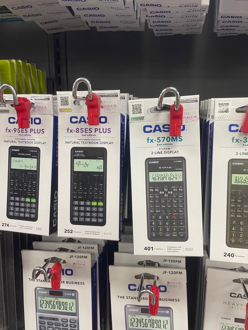 Casio calculators, Hobbies & Toys, Stationery & Craft, Stationery ...