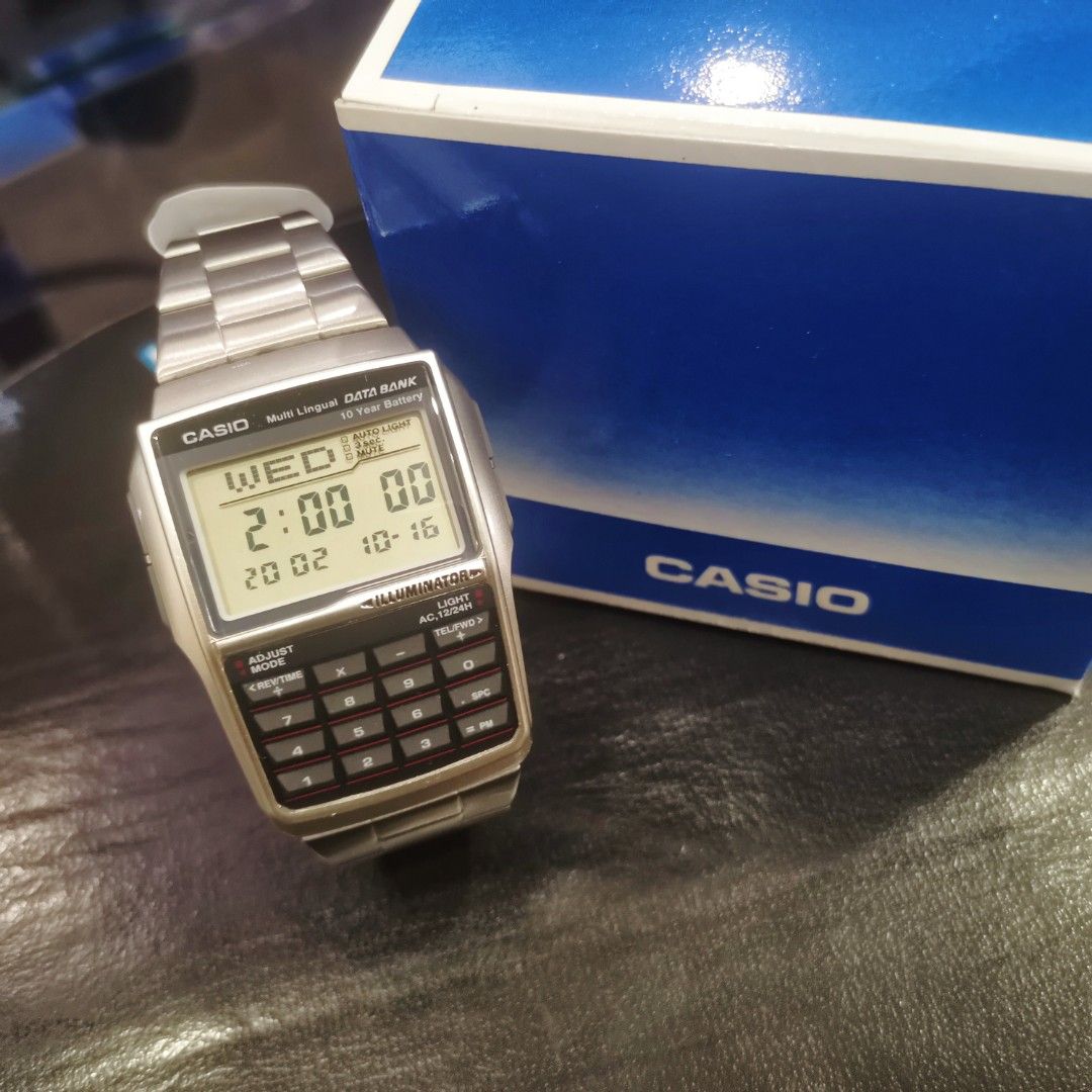Casio databank Vintage Design, Men's Fashion, Watches & Accessories ...