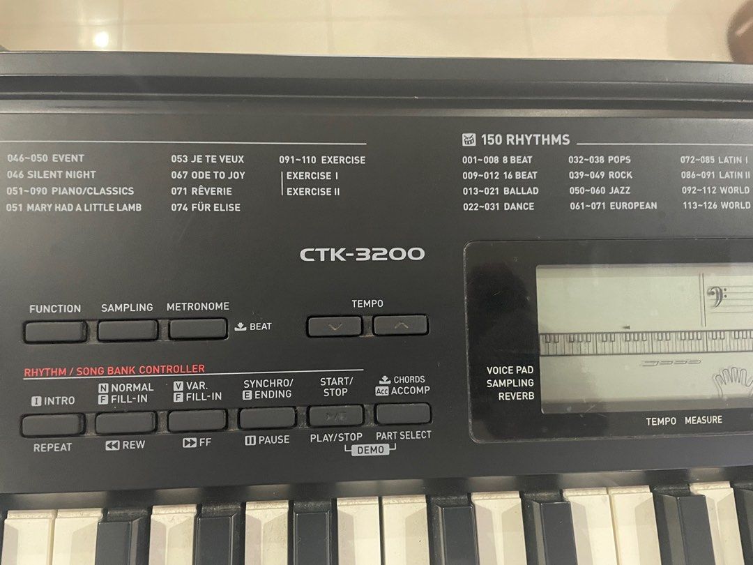 Casio Keyboard CTK-3200, Hobbies & Toys, Music & Media, Musical ...