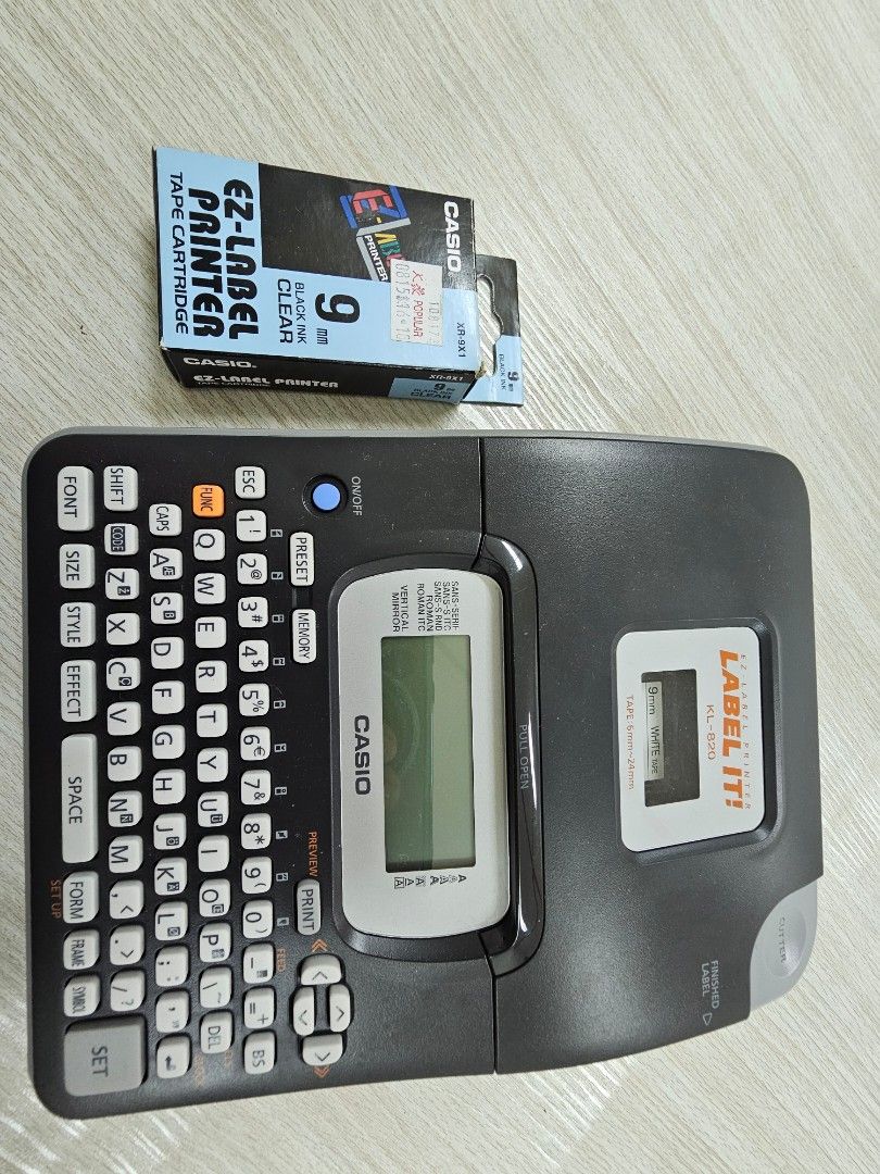 Casio label printer kl 820, Computers & Tech, Printers, Scanners & Copiers on Carousell