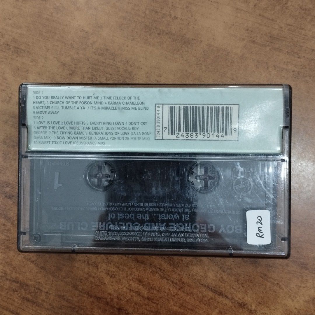 (Cassette) BOY GEORGE AND CULTURE CLUB - at worst... the best of, Hobbies & Toys, Music & Media ...