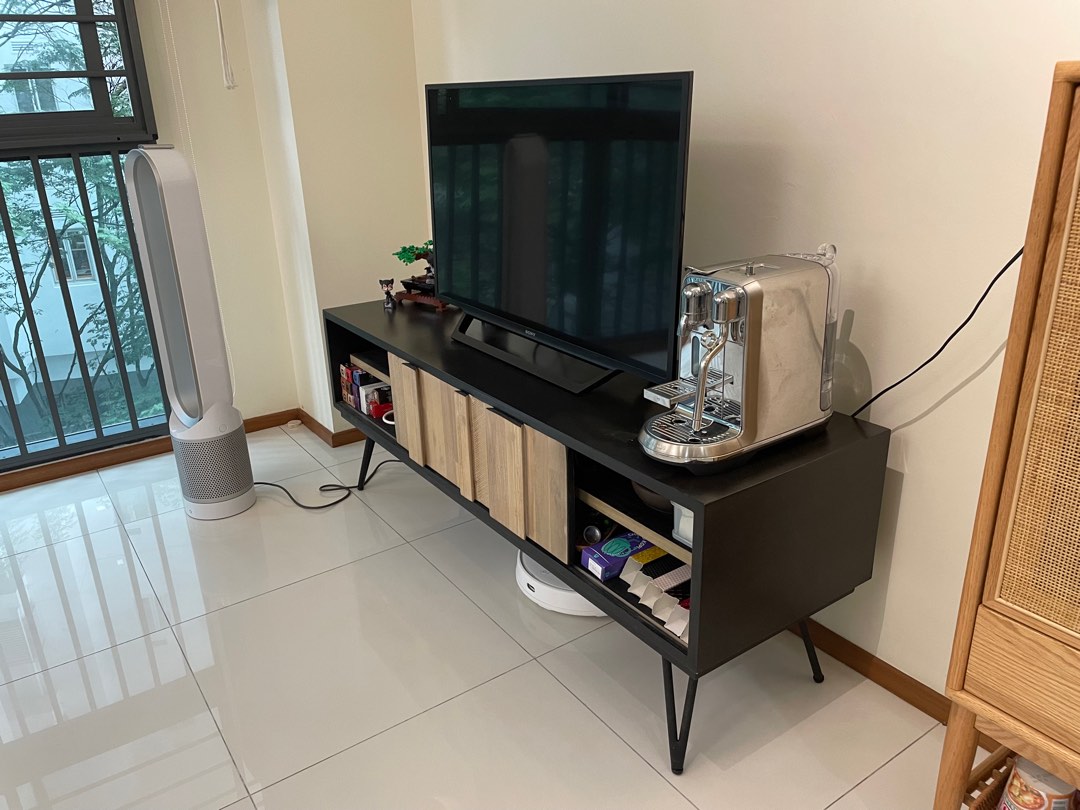 CASTLERY TV console with sliding door, Furniture & Home Living ...