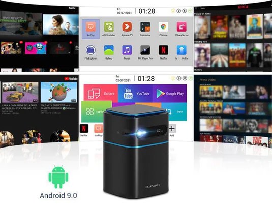 CELESTIALS OMNI - Smart Portable Projector, TV & Home Appliances, TV ...