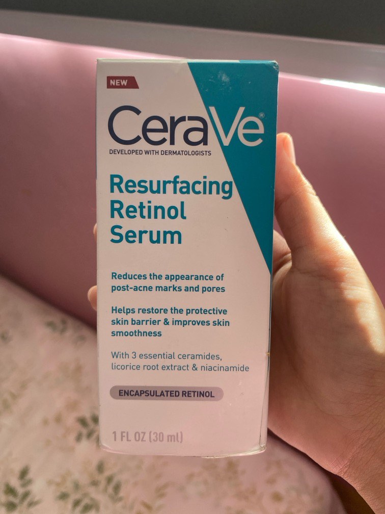 Cerave Resurfacing Retinol Serum, Beauty & Personal Care, Face, Face ...