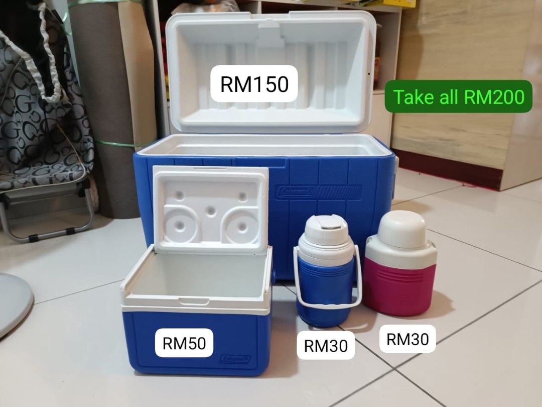 Coleman chiller box, Furniture & Home Living, Outdoor Furniture on ...