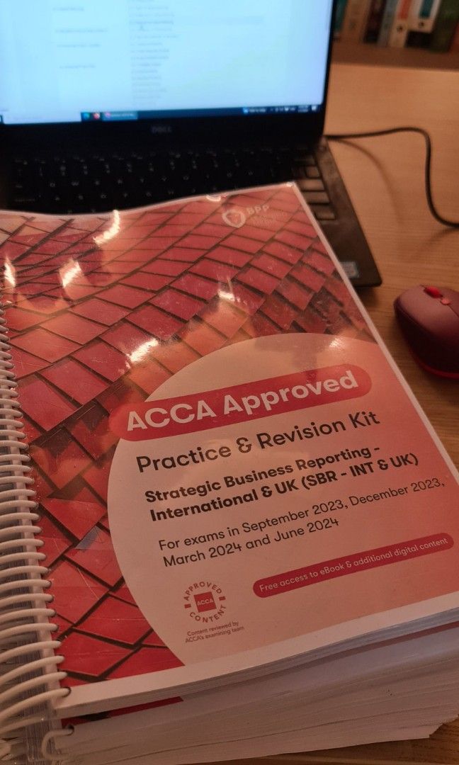 Combo text book + revision kit SBR ( Strategic business reporting ...