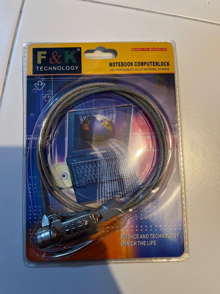 Computer lock, Computers & Tech, Parts & Accessories, Other Accessories ...
