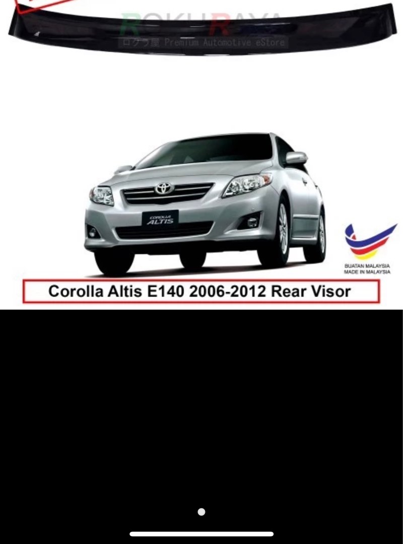 Corolla Altis E140 - 2006-2012 Rear Visor (Self Collect), Car ...