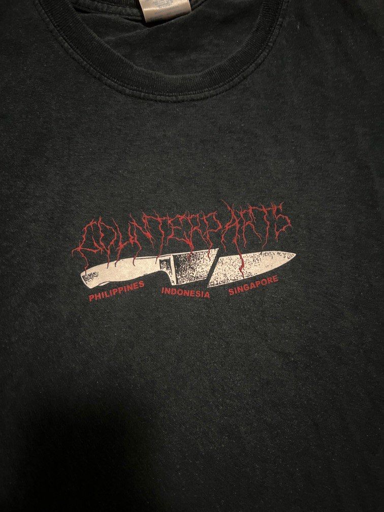 COUNTERPARTS Singapore Indonesia Philippines Tour Shirt Merch, Men's ...