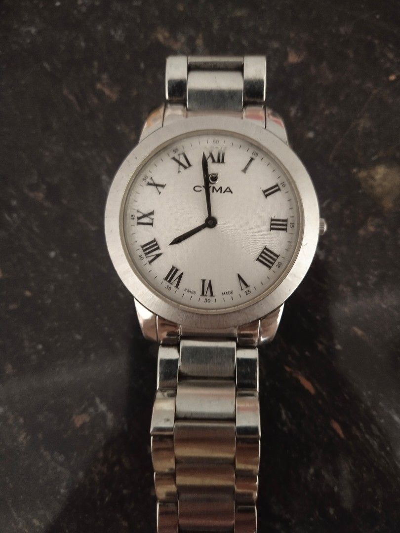 Cyma classic watch made in Swiss, Men's Fashion, Watches & Accessories ...