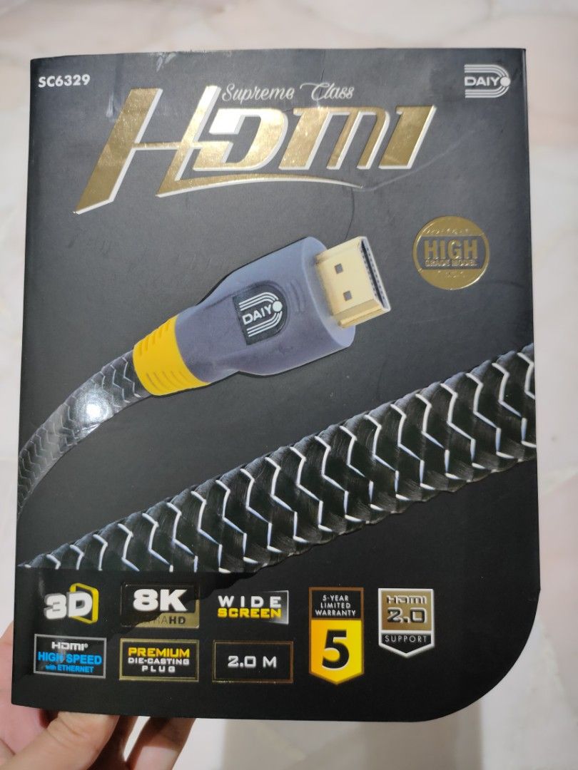 Daiyo HDMI 2.0 cable, Computers & Tech, Parts & Accessories, Cables ...