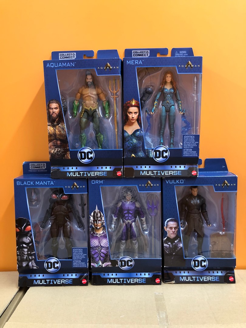 有貨不用問 DC MULTIVERSE- 電影版 MOVIE 水行俠AQUAMAN、黑蝠鱝 BLACK MANTA、MERA、ORM ...