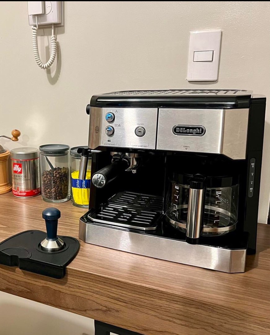 De'Longhi Combi Coffee Maker BCO421.S (to make intense espresso or ...