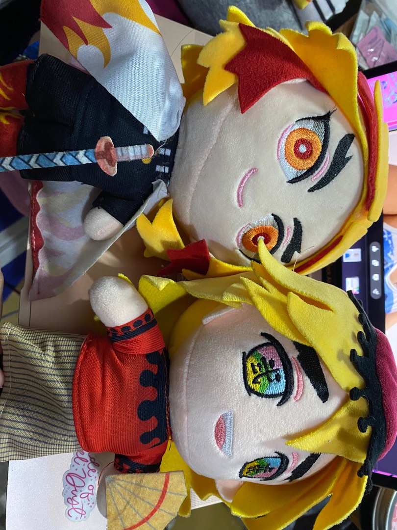 demon slayer rengoku and doma plushie, Hobbies & Toys, Toys & Games on ...