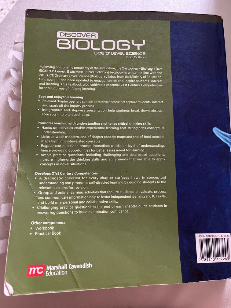 DISCOVER BIOLOGY TEXTBOOK (combined bio), Hobbies & Toys, Books ...