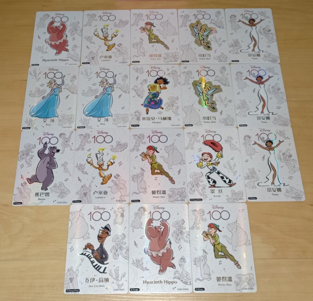Disney 100 Fun Cards, Hobbies & Toys, Memorabilia & Collectibles, Fan ...