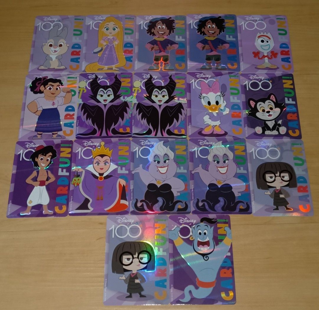 Disney 100 Fun Cards, Hobbies & Toys, Memorabilia & Collectibles, Fan ...