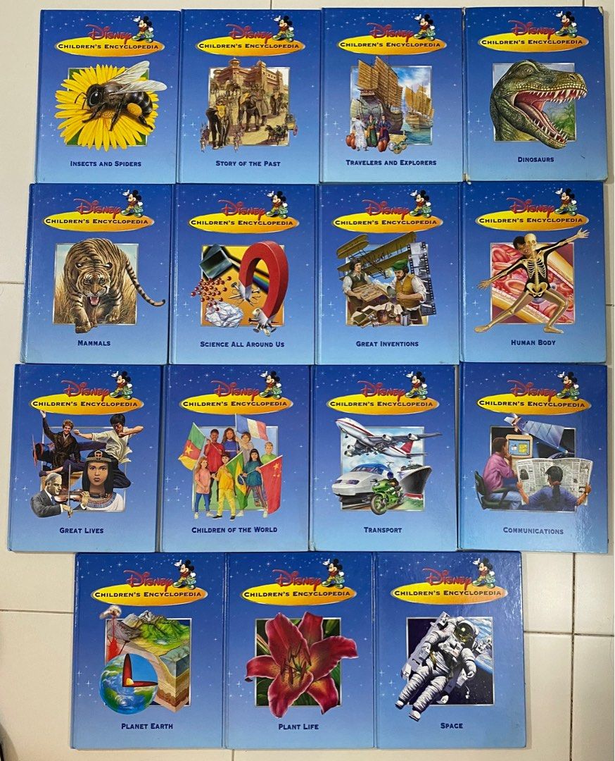 Disney encyclopedia, Hobbies & Toys, Books & Magazines, Children's Books on Carousell