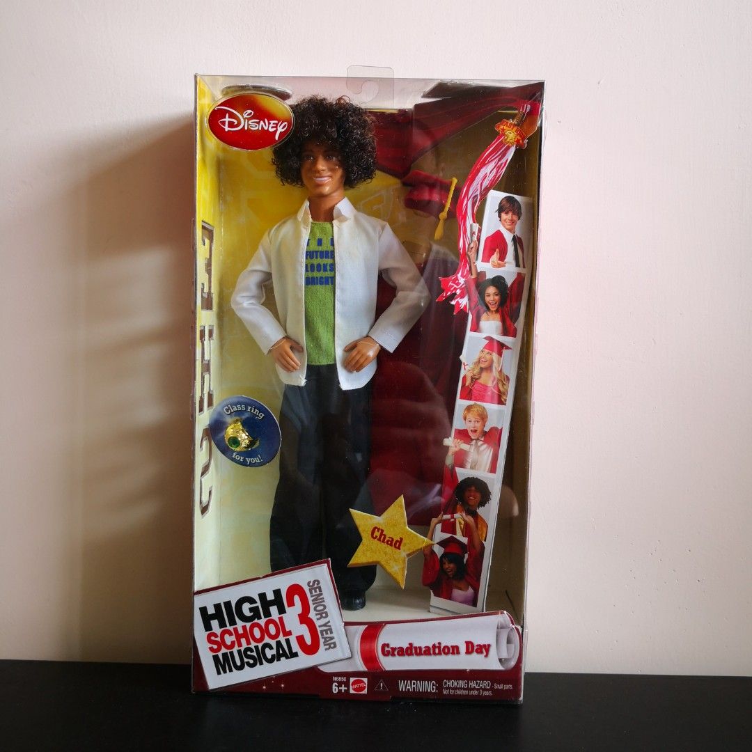Disney High School Musical 3 Graduation Day Chad Doll, 興趣及遊戲, 玩具 & 遊戲類 ...