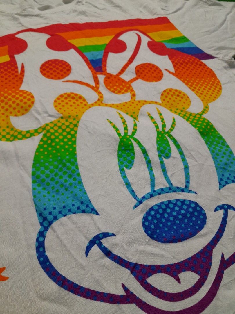 Disney Mickey Minnie Rainbow, Men's Fashion, Tops & Sets, Tshirts ...