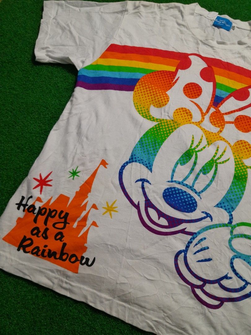 Disney Mickey Minnie Rainbow, Men's Fashion, Tops & Sets, Tshirts ...