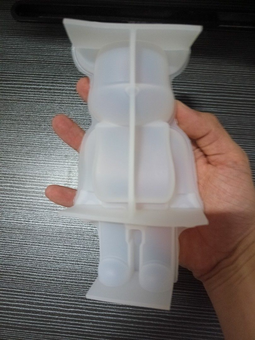 DIY Bearbrick Silicone Mould bear brick small and medium size resin ...