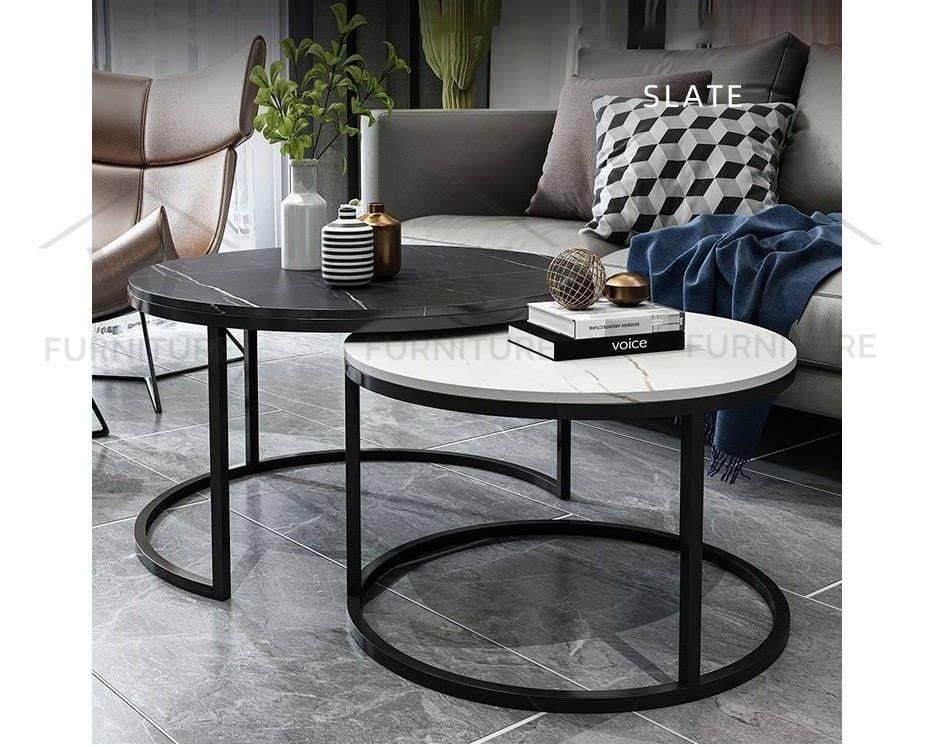 Double coffee table, Furniture & Home Living, Furniture, Tables & Sets ...