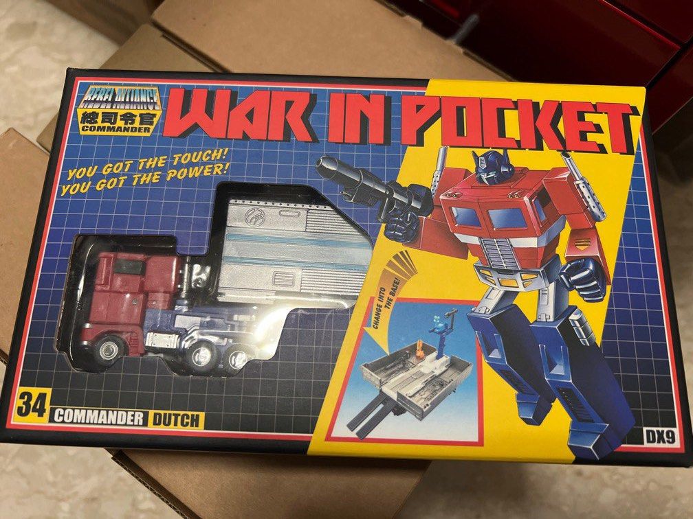 DX9 war in pocket commander 34 Dutch optimus prime, Hobbies & Toys ...