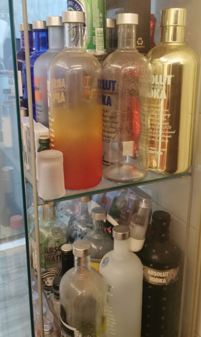 Empty Liquor Bottles, Food & Drinks, Beverages on Carousell