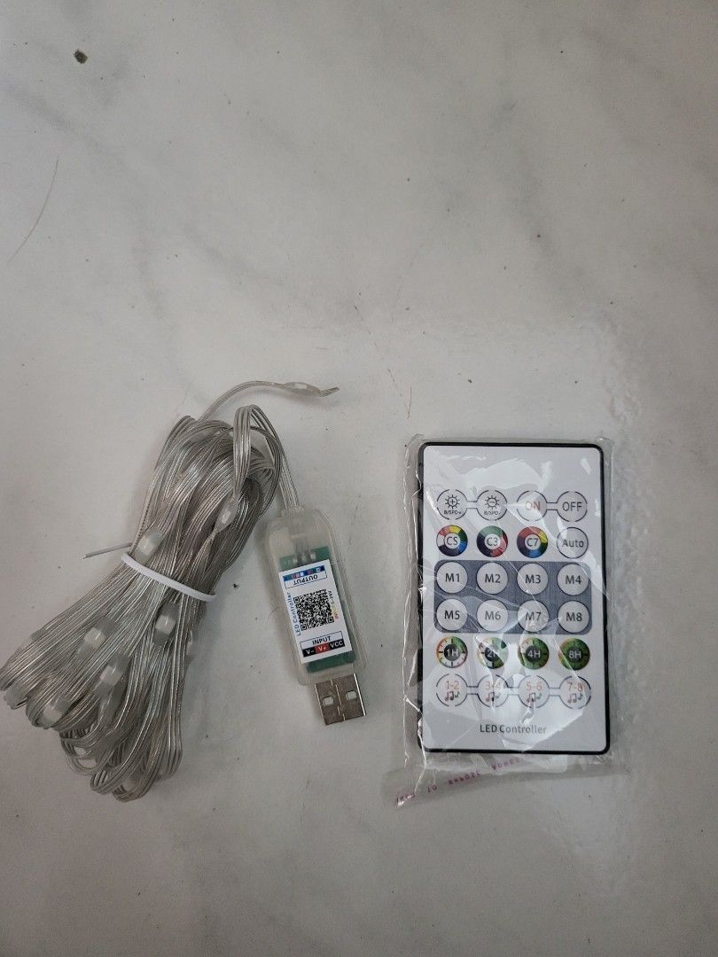 Fairy lights with controller, Furniture & Home Living, Lighting & Fans, Lighting on Carousell