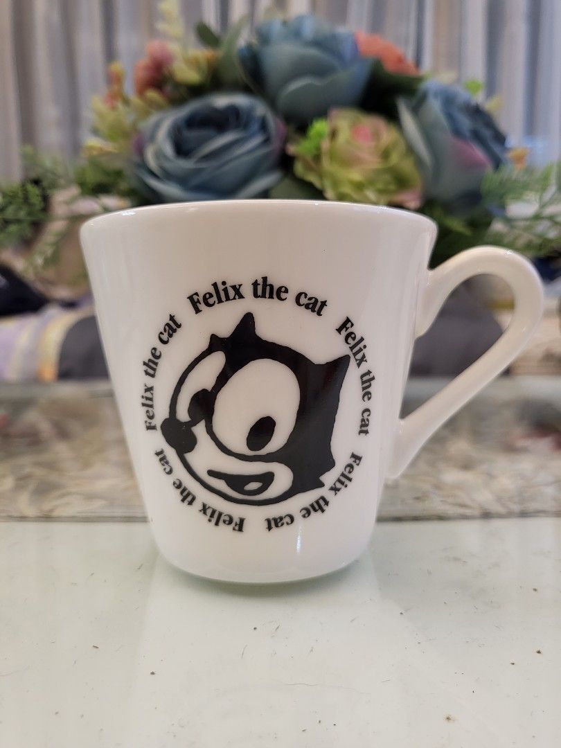 Felix the Cat 2 Pcs. Mug Set, Furniture & Home Living, Kitchenware ...