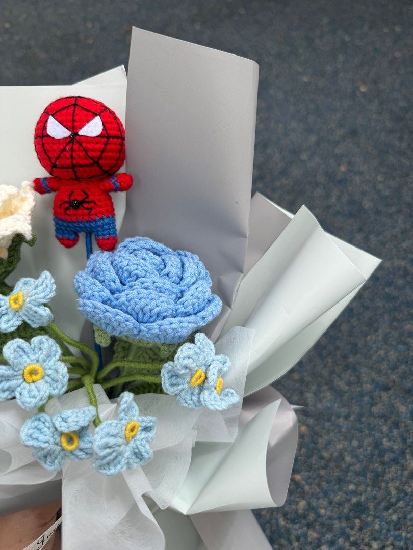 Flower Bouquet｜spiderman flower bouquet | rose bouquet, Hobbies & Toys, Stationery & Craft ...