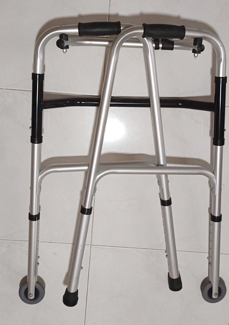 Foldable walking frame, Health & Nutrition, Assistive & Rehabilatory Aids, Rehabilitative ...