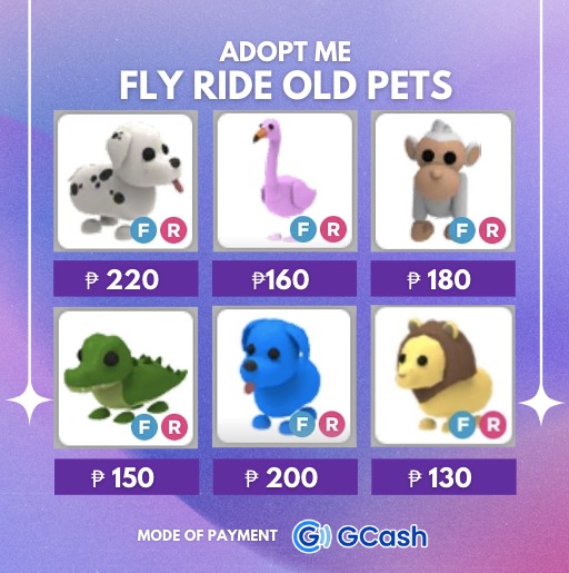 FR Old Game Pets in Adopt Me (Albino Monkey, Flamingo, Crocodile ...
