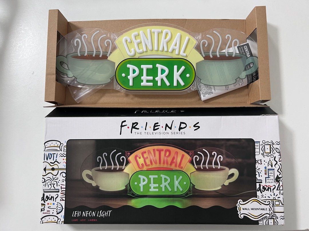 FRIENDS Central Perk LED Neon Light, Furniture & Home Living, Lighting ...