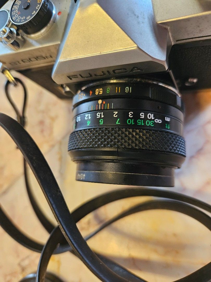 Fujica film camera ST605N vintage, Photography, Cameras on Carousell