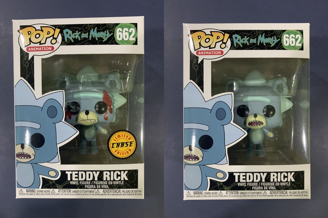 Funko - Teddy Rick Chase & Common, Hobbies & Toys, Toys & Games on ...