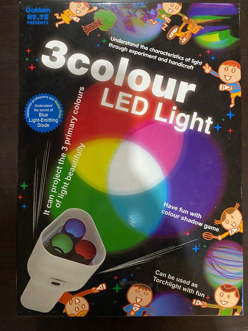 Gakken 3 color led light SG educational science kits, Hobbies & Toys, Toys & Games on Carousell