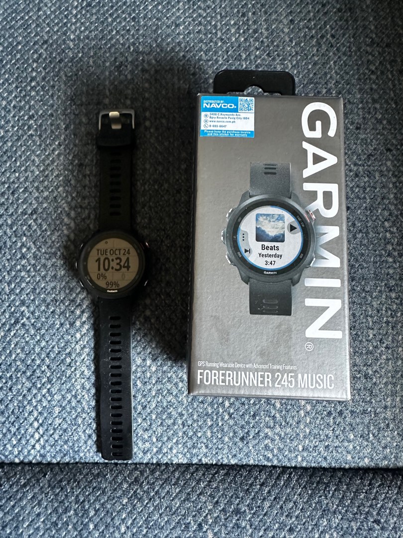 Garmin forerunner 245 music, Men's Fashion, Watches & Accessories ...
