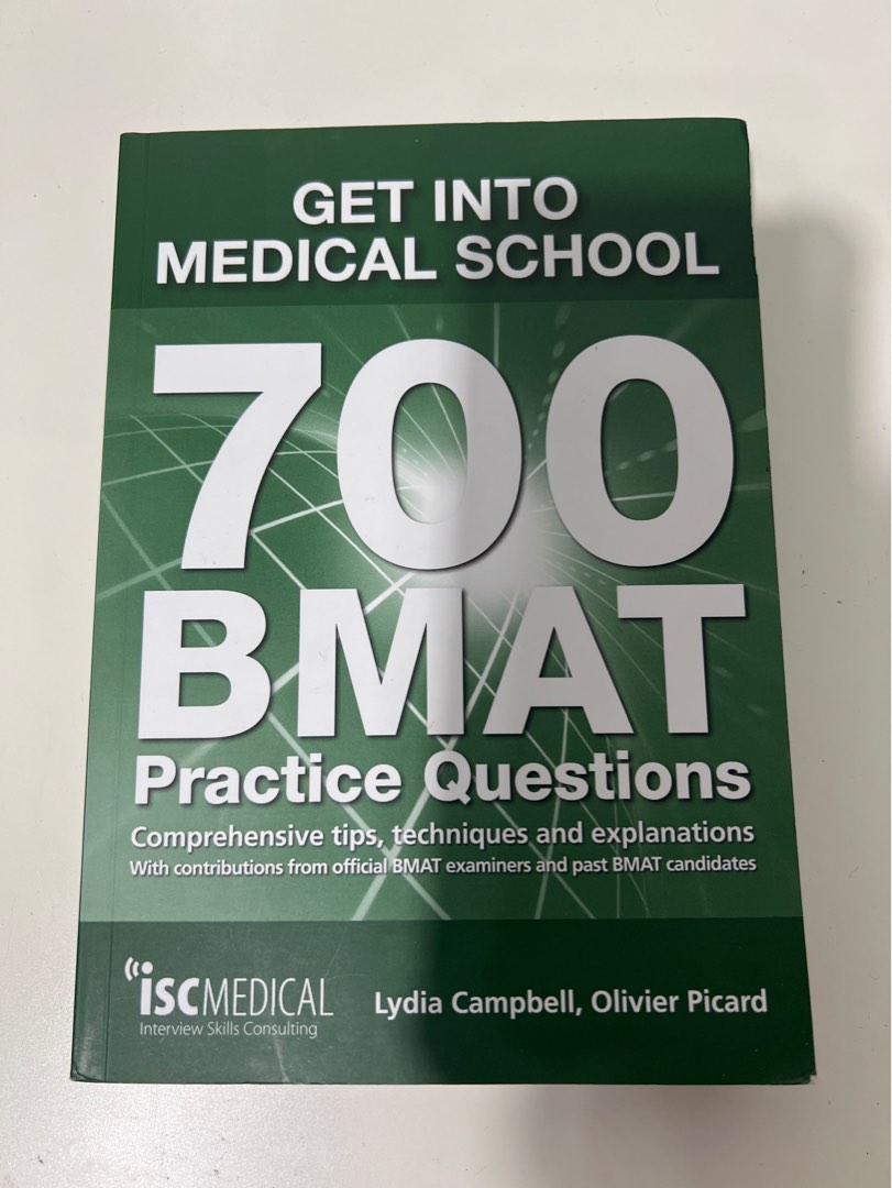 Get into medical school 700 BMAT practice questions, Medical medicine school book, Hobbies ...