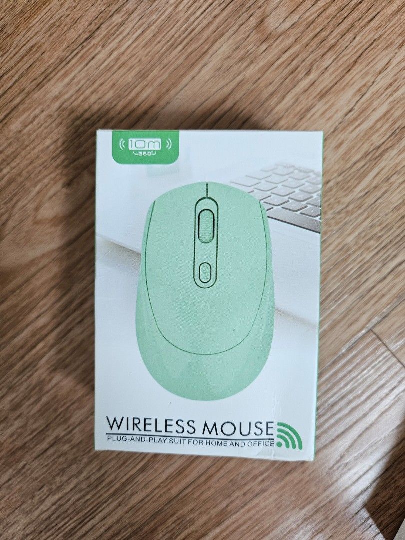Green wireless mouse, Computers & Tech, Parts & Accessories, Mouse ...