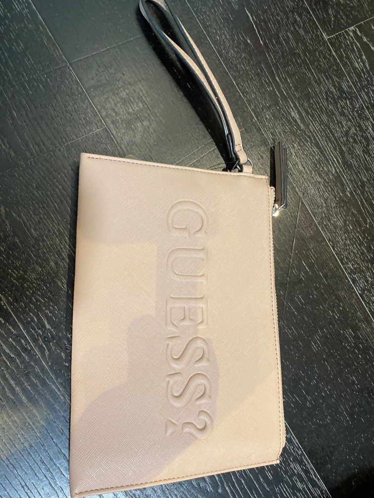 Guess Pouch, Women's Fashion, Bags & Wallets, Purses & Pouches on Carousell